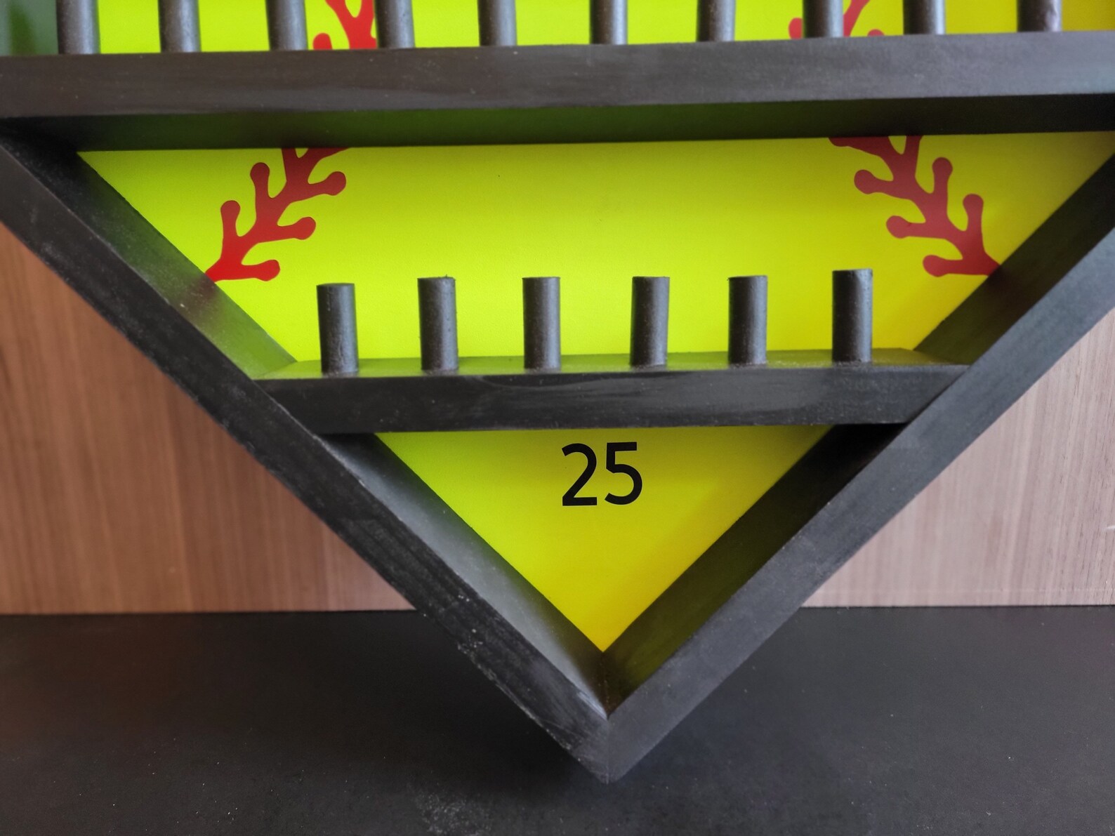 Custom Softball Ring Homeplate Display Case Custom Baseball - Etsy