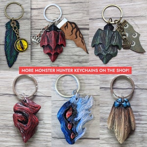 Keychains and Necklaces Lagiacrus, Nergigante MONSTER HUNTER. Handmade ...