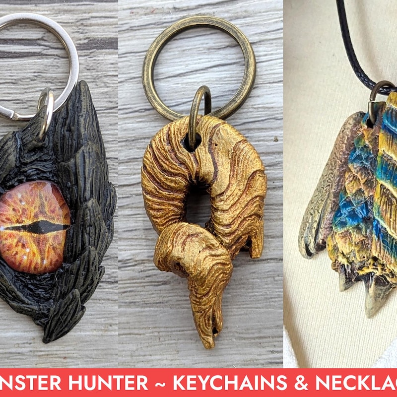 Monster Necklace - Etsy