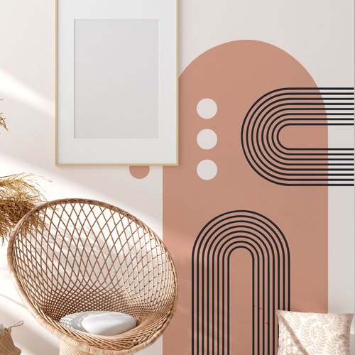 Abstract Wall Decal Living Room Vinyl Wall Decal Family Room - Etsy