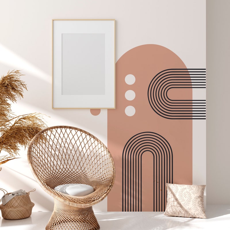 Abstract Wall Decal - Etsy