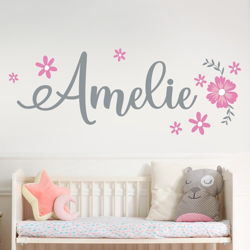 Name Wall Decal - Etsy