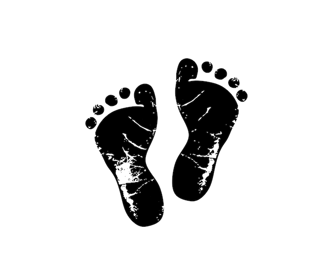 Footprint, Feet SVG Instant Download SVG, PNG, Eps, Dxf, Pdf Digital ...