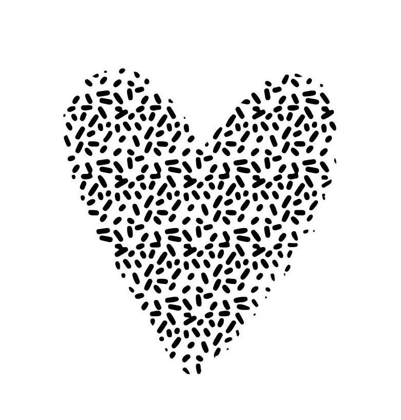 Pattern Heart, Open Heart SVG Instant Download SVG, PNG, Eps, Pdf ...