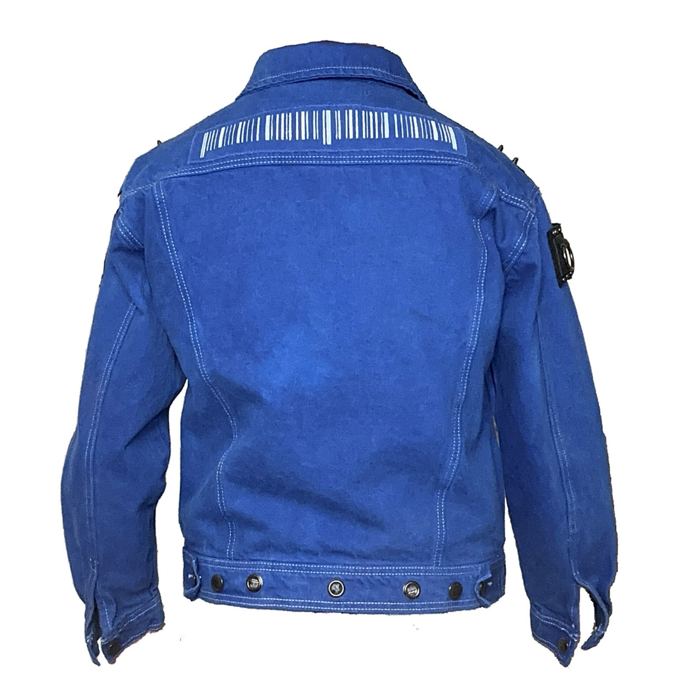 Royal Blue Punk Rock Battle Jacket the Forsaken - Etsy
