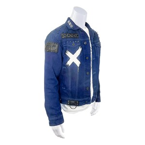 Royal Blue Punk Rock Battle Jacket the Forsaken - Etsy
