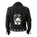 Womens Black Emo/punk Rock/gothic Kitty Bling Denim Jacket - Etsy