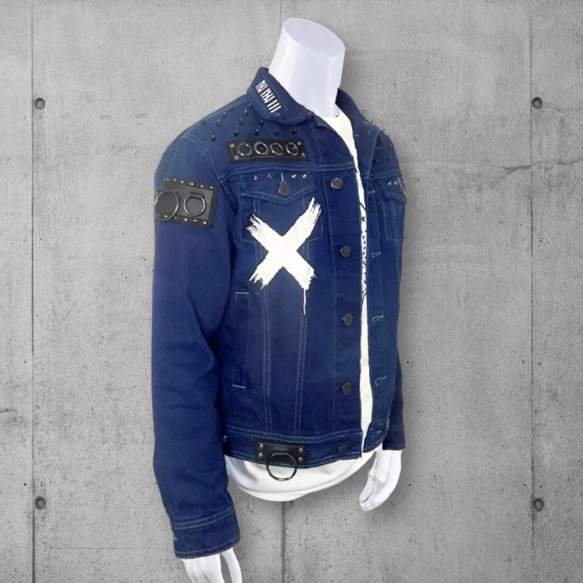 Royal Blue Punk Rock Battle Jacket (the Forsaken) - Etsy