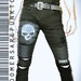 Mens Blackout Gothic/punk Rocker Jeans - Etsy