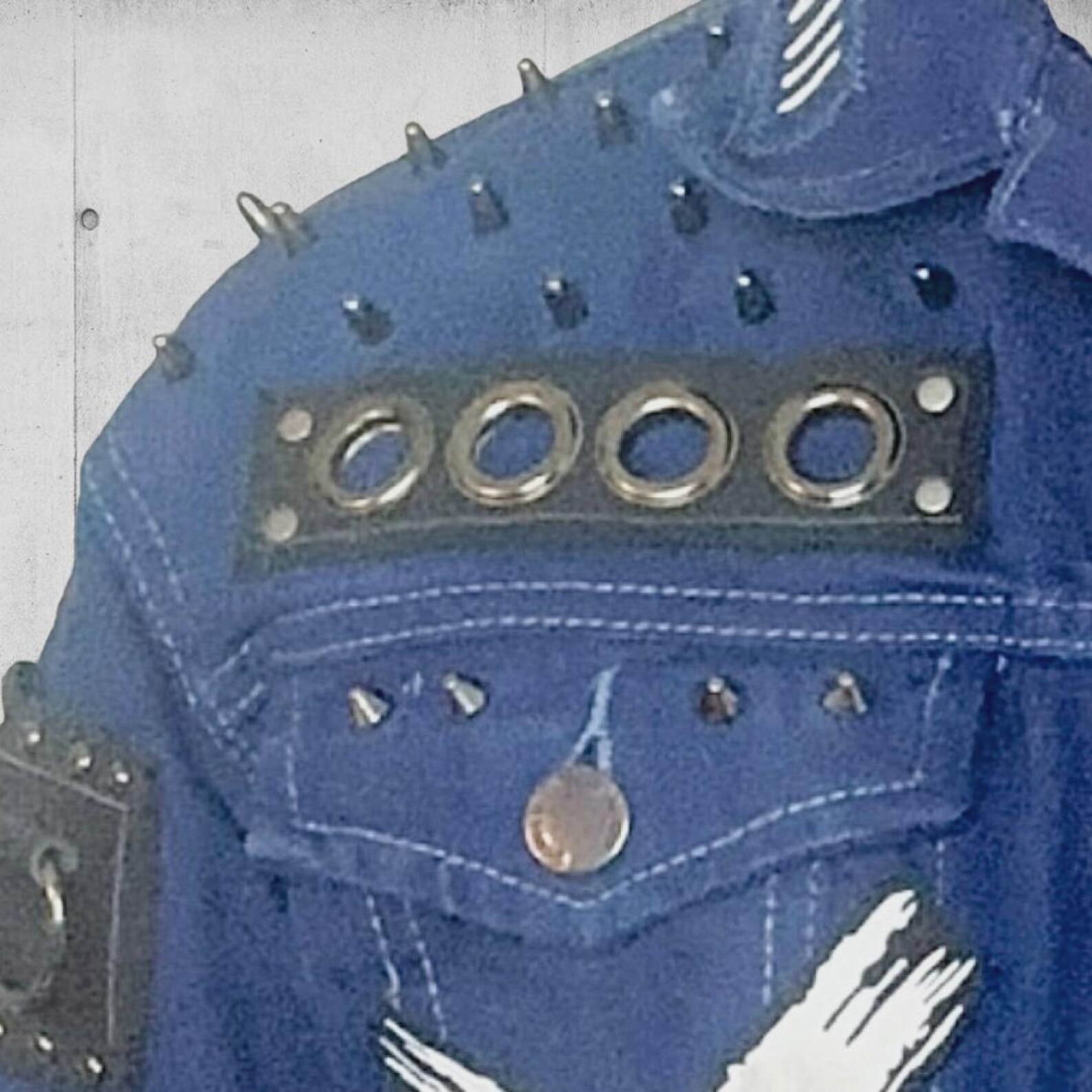 Royal Blue Punk Rock Battle Jacket (the Forsaken) - Etsy