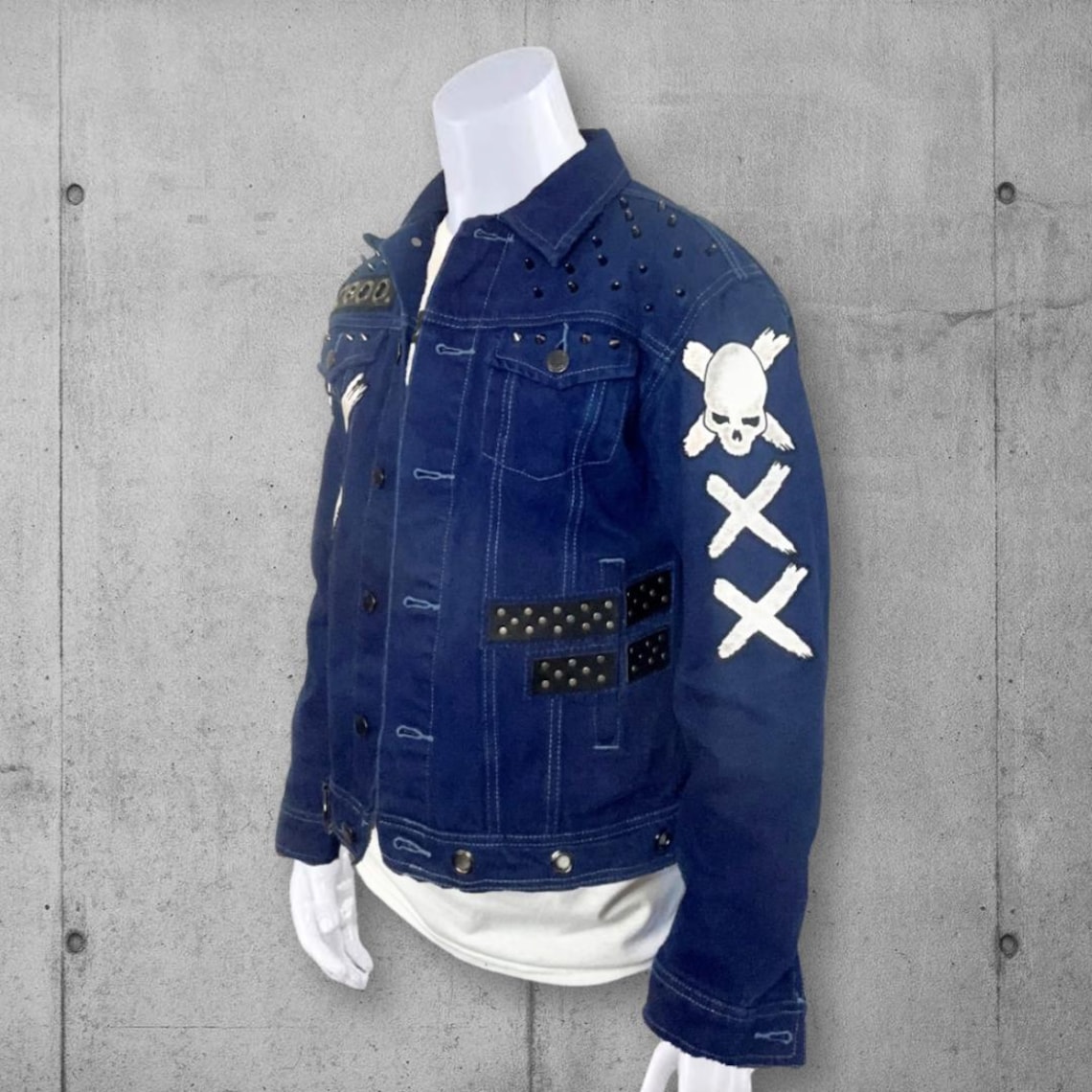 Royal Blue Punk Rock Battle Jacket (the Forsaken) - Etsy