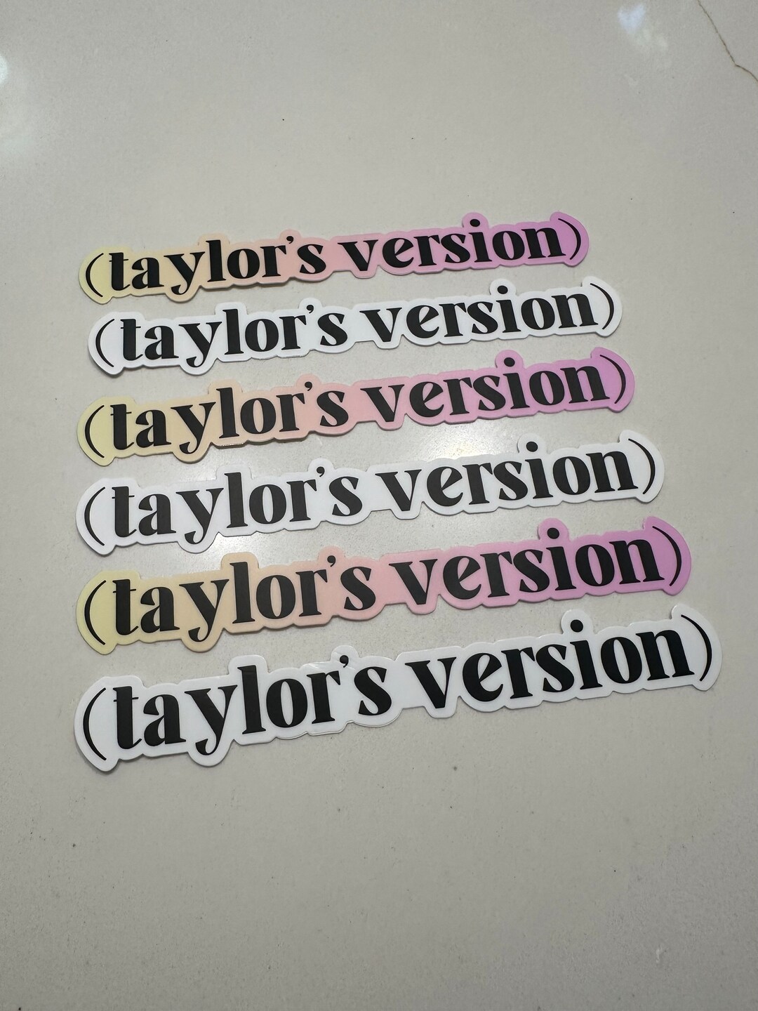Taylor Swift Taylor's Version Sticker for Swifties - Etsy