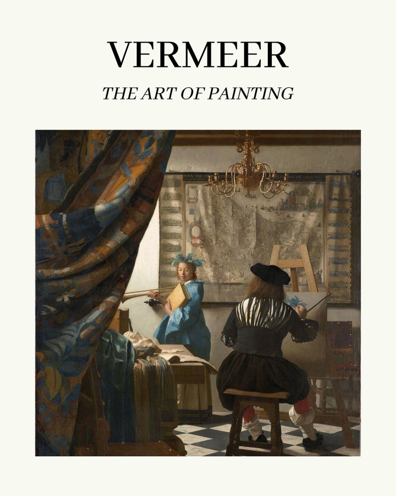 Jan Vermeer, the Art of Painting - Etsy