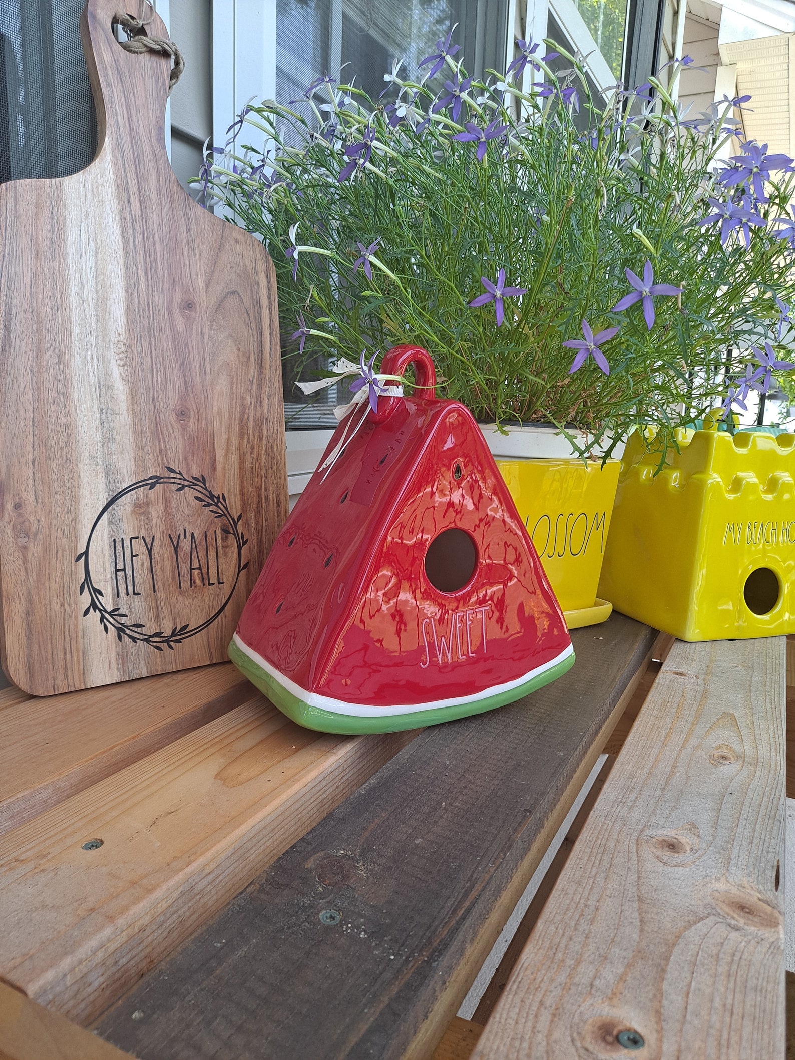 Rae Dunn SWEET Watermelon Birdhouse - Etsy