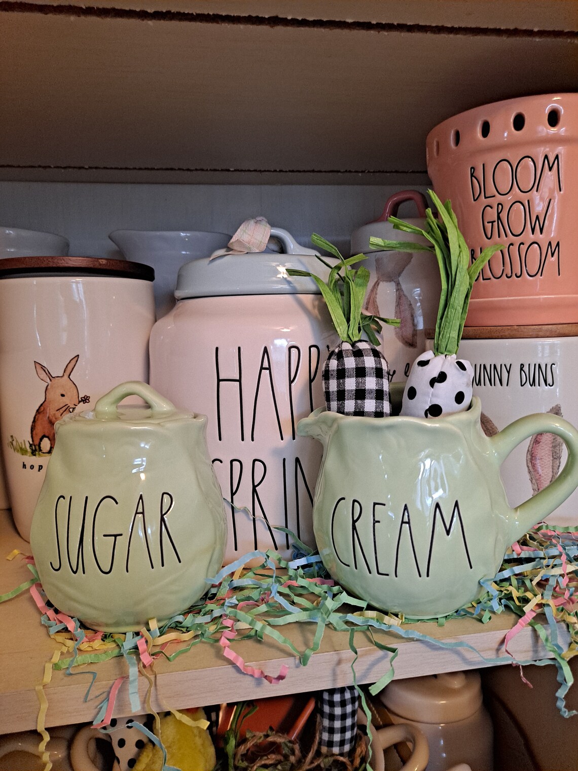 Rae Dunn Sugar and Cream Spring Set - Etsy