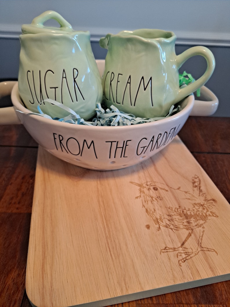 Rae Dunn Sugar and Cream Spring Set - Etsy