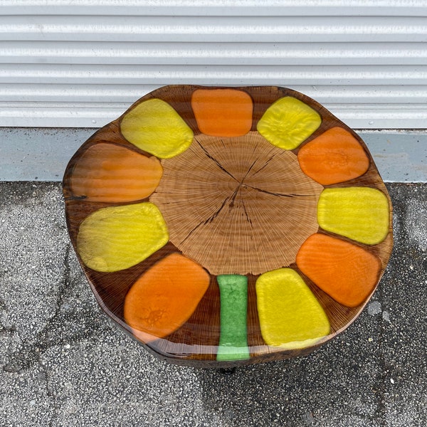 Sunflower End Table - Etsy