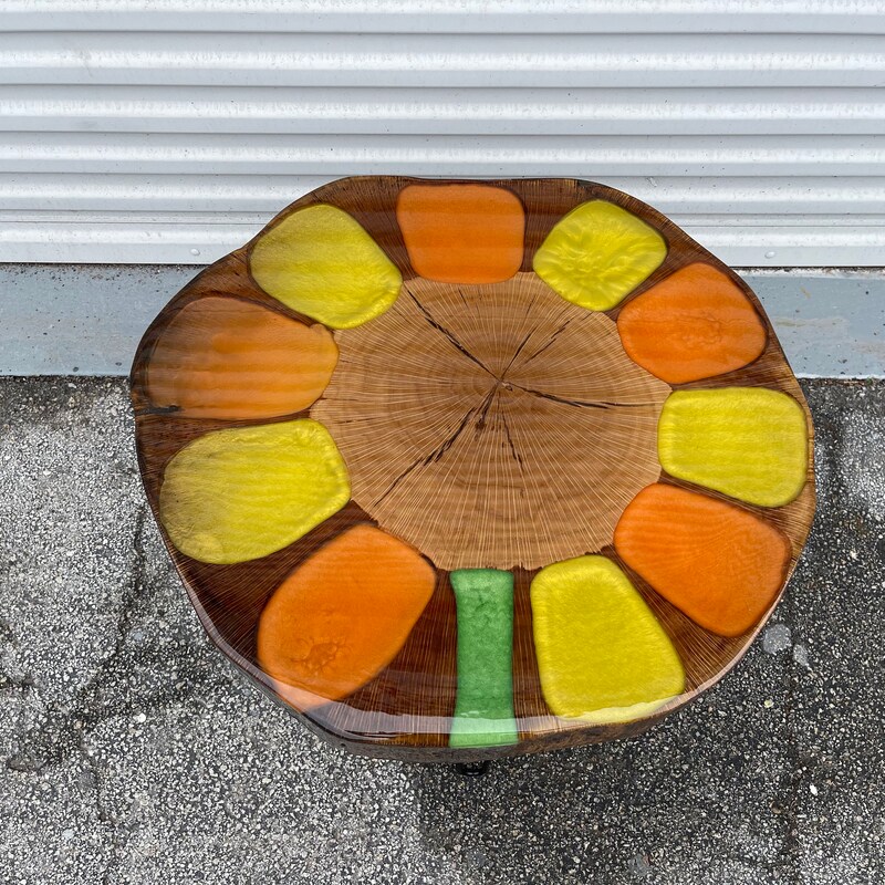 Sunflower End Table - Etsy