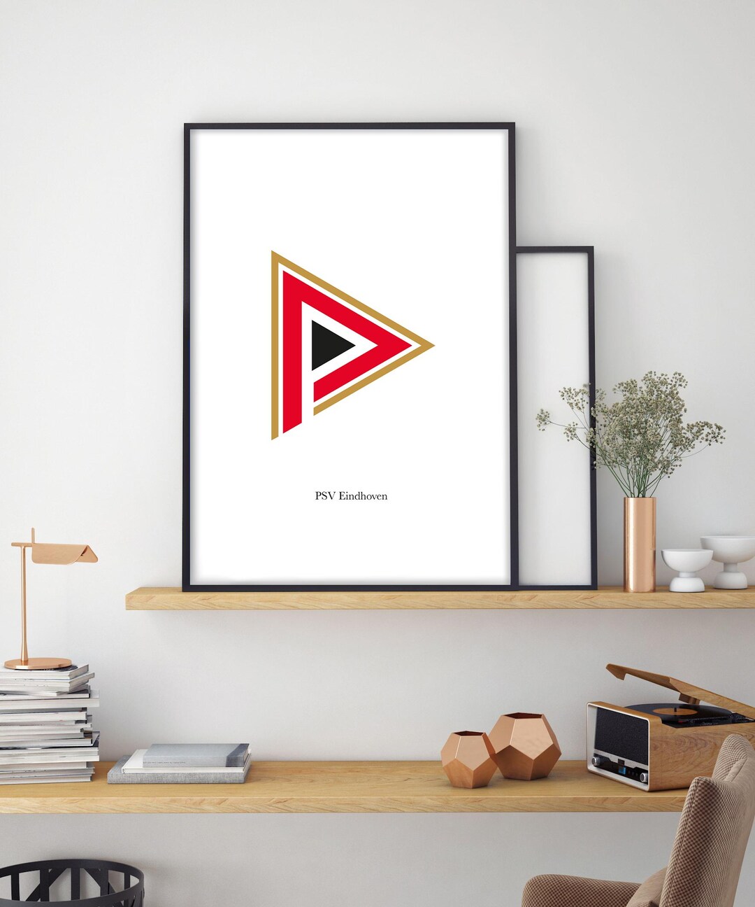 PSV Letter Crest Print A3 29.7 Cm X 42 Cm - Poster Print - Gallery ...