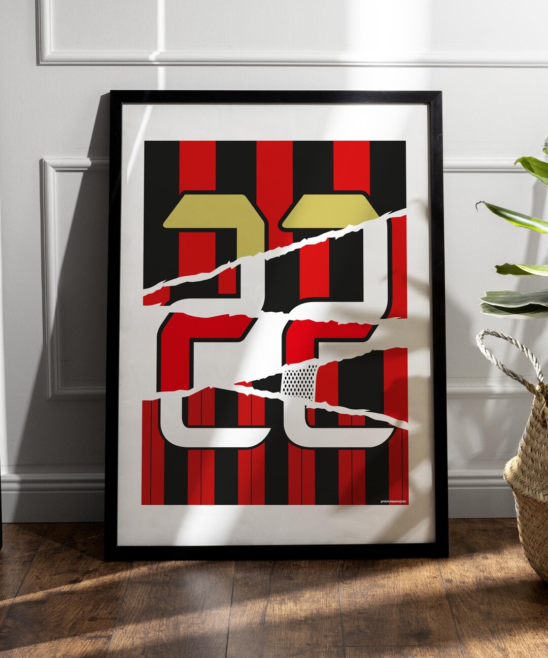 Kaka AC Milan No.22 50x70cm - Poster Print - Gallery Print - Football ...