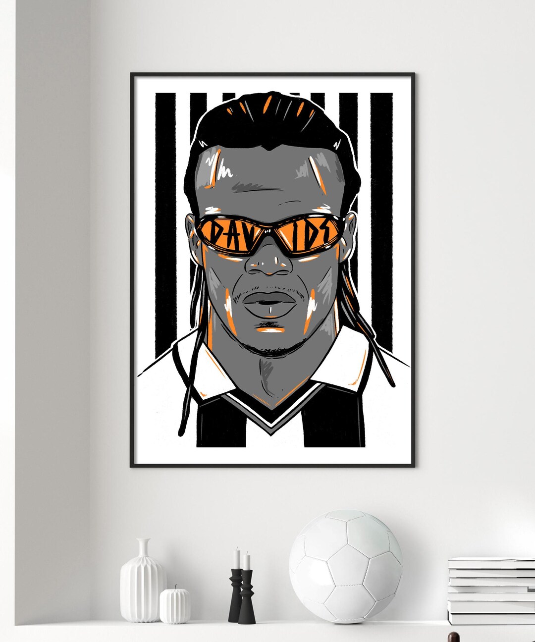 Edgar Davids Juventus A3 29.7 Cm X 42 Cm - Poster Print - Gallery Print ...