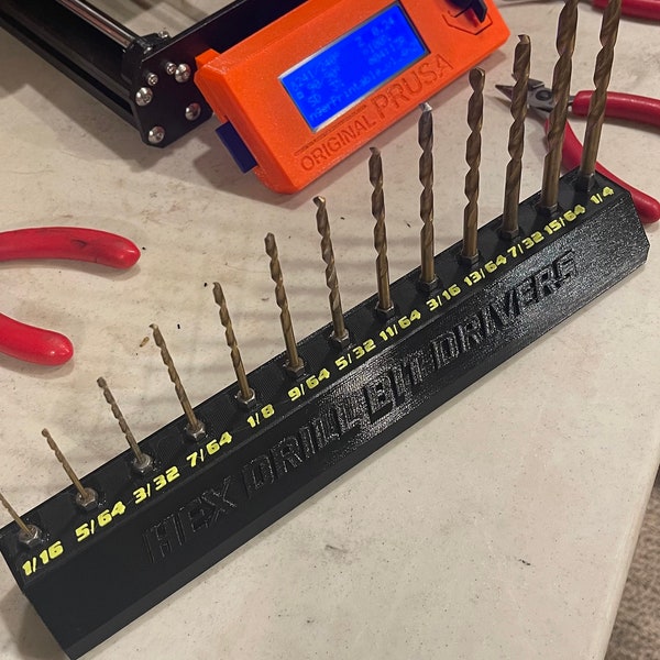 Drill Bit Organizer - Etsy
