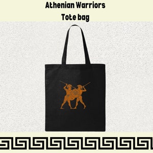 Ancient Greek Inspired Tote Bags Choose 1 of 4 Black Tote Designs - Etsy