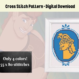 Hercules Cross Stitch Pattern - Etsy