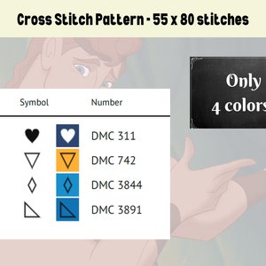 Hercules Cross Stitch Pattern - Etsy