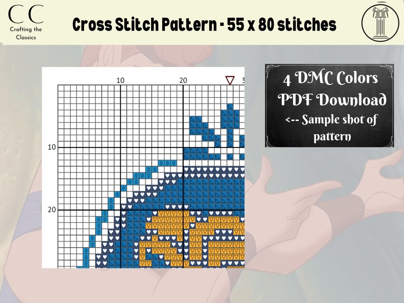 Hercules Cross Stitch Pattern - Etsy