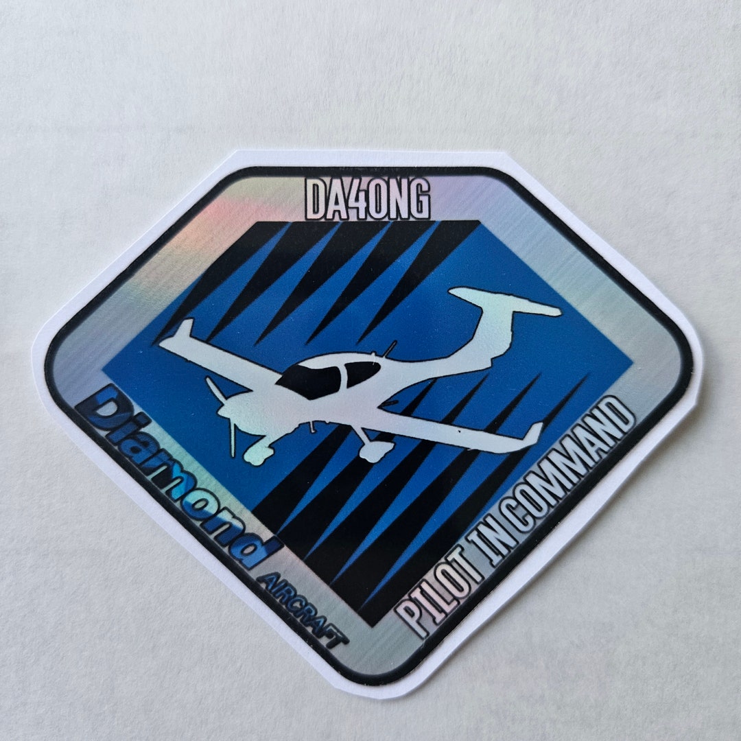 Diamond Aircraft Pilot Sticker - Etsy