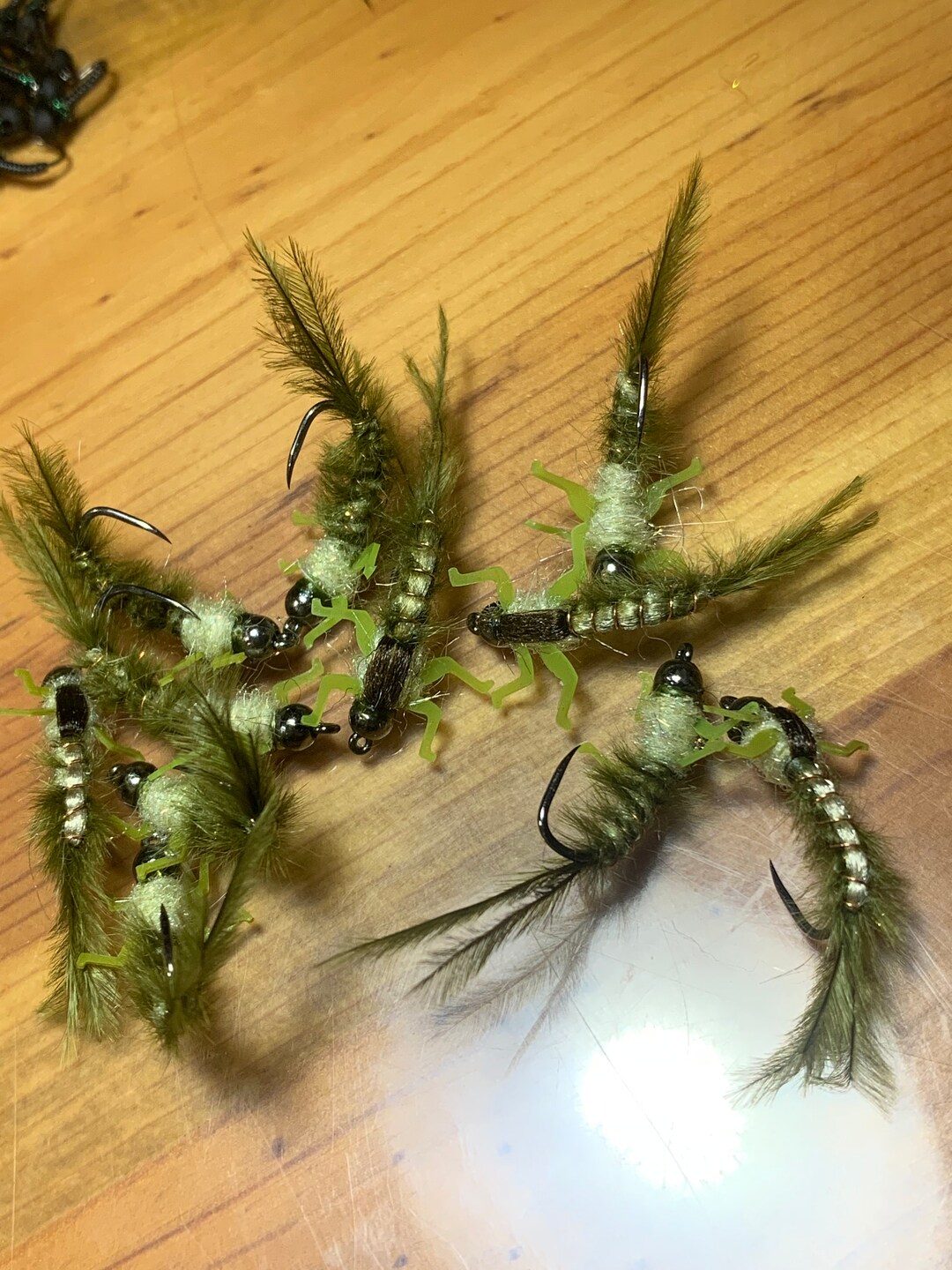 3x Green Drake Nymph - Etsy