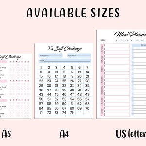 Printable 75 SOFT Challenge, 75soft Printable, 75soft, Easier 75, Easy ...