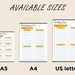 Printable Language Study Planner, Language Study Journal, Language ...