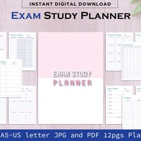 Printable Language Study Planner, Language Study Journal, Language Learner Printable, A4, A5, US ...