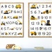 Construction Alphabet and Numbers PRINTABLE, Vehicles and Trucks ABC ...