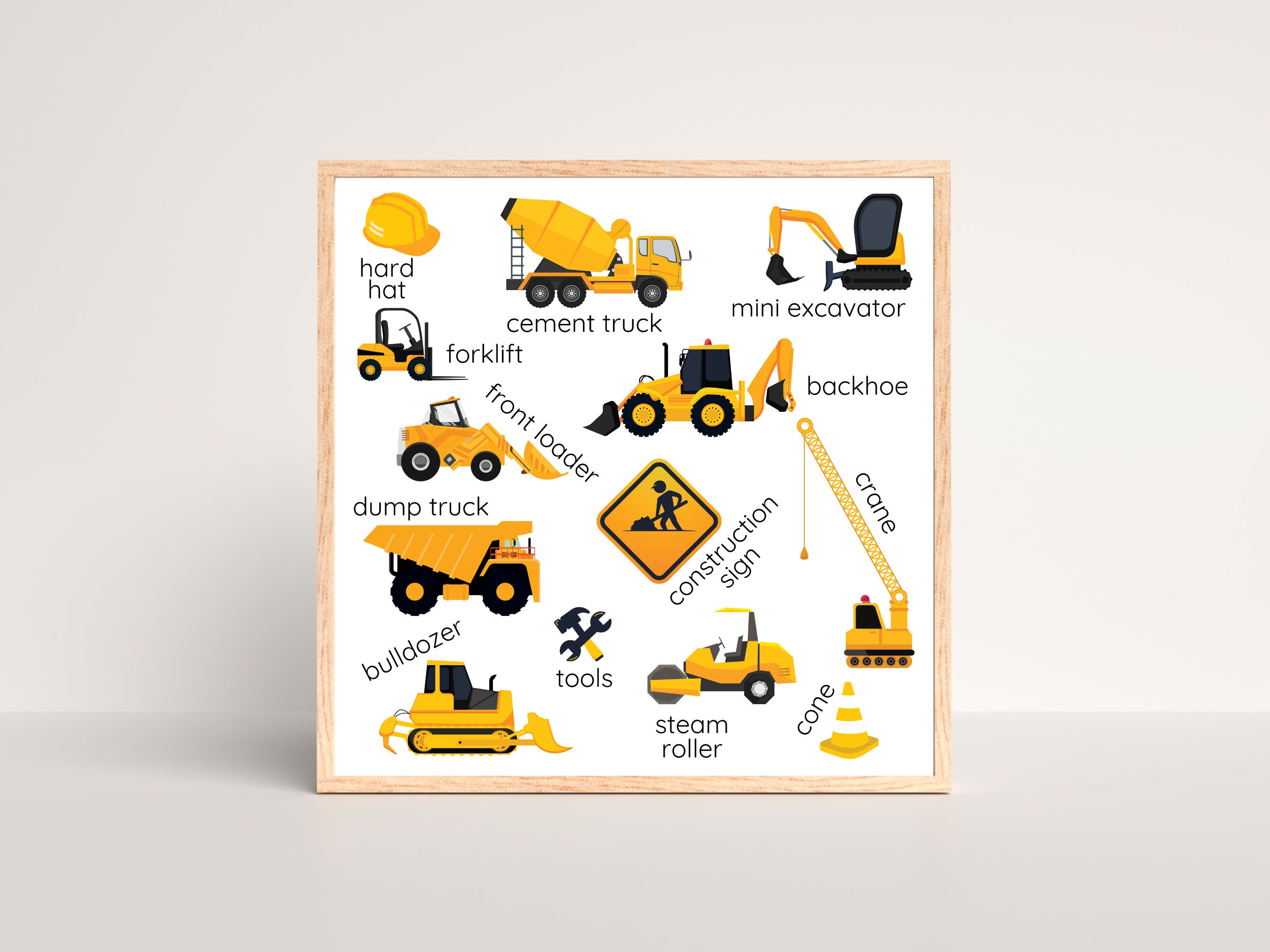 Names Of Construction Vehicles Road Construction Equipment | PDF