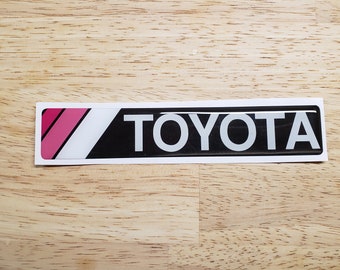 Toyota First Gen 4runner Tailgate Badge Labels Sticker, Label, Decal - Etsy