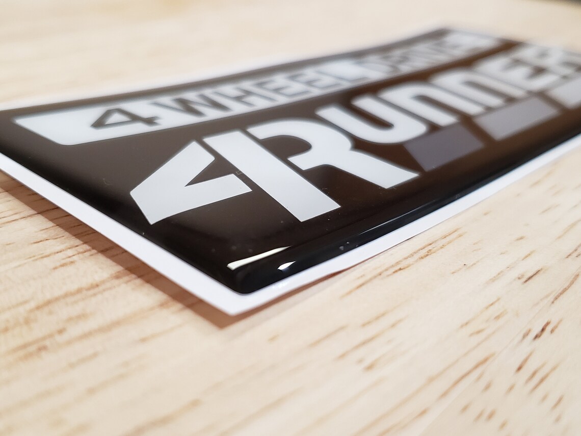 Toyota First Gen 4runner Tailgate Badge Labels Sticker Label - Etsy