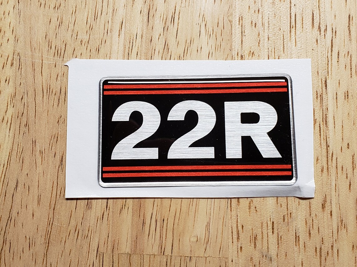 Toyota 22R domed Valve Cover Labels Sticker - Etsy