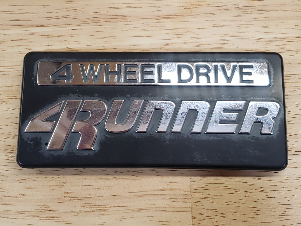 Toyota First Gen 4runner Tailgate Badge Labels Sticker Label - Etsy