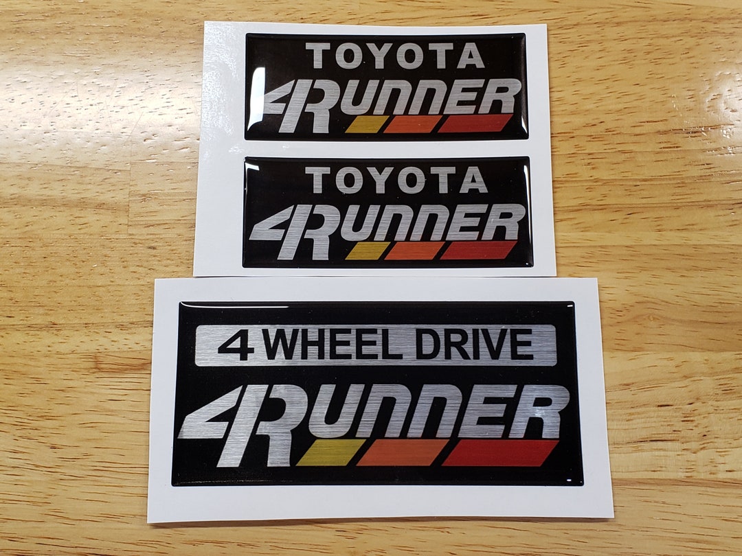 First Gen 4runner B-pillar Badges (x2) & Tailgate Badge (x1) - Etsy