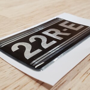 Toyota 22RE Valve Cover Labels Sticker, Label, Decal - Etsy