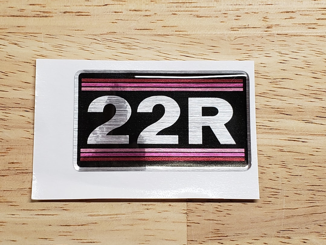 22R domed Valve Cover Label - Etsy