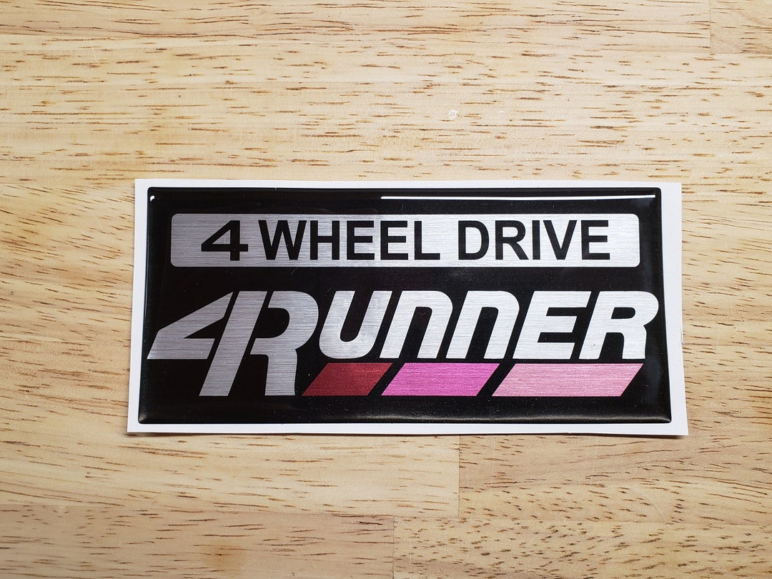 Toyota First Gen 4runner Tailgate Badge Labels Sticker Label - Etsy