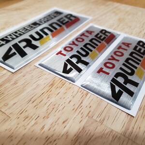 First Gen 4runner B-pillar Badges (x2) & Tailgate Badge (x1) - Etsy
