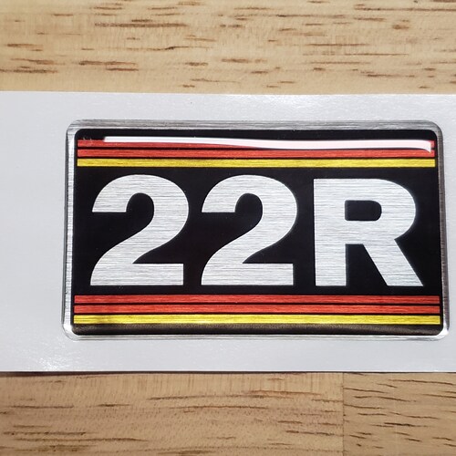 Toyota 22RE domed Valve Cover Labels Sticker - Etsy