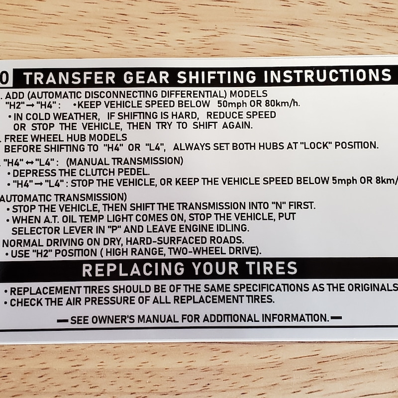 Sun Visor Warning Sticker - Etsy