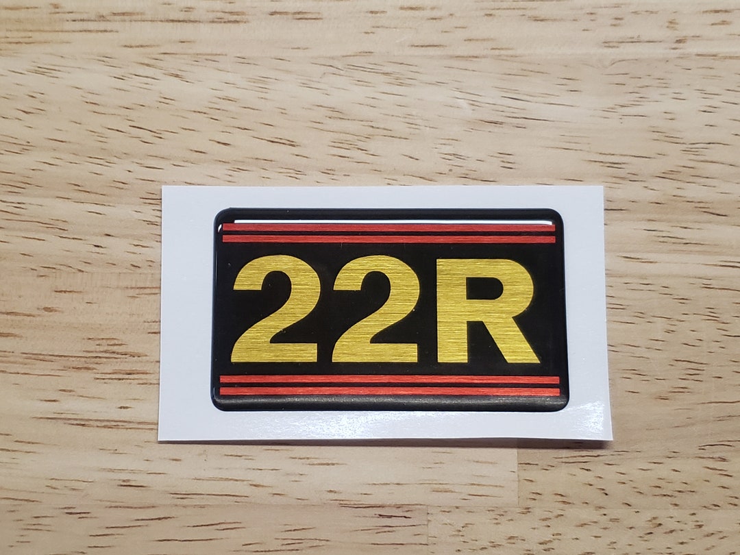 22R "domed" Valve Cover Label - Etsy