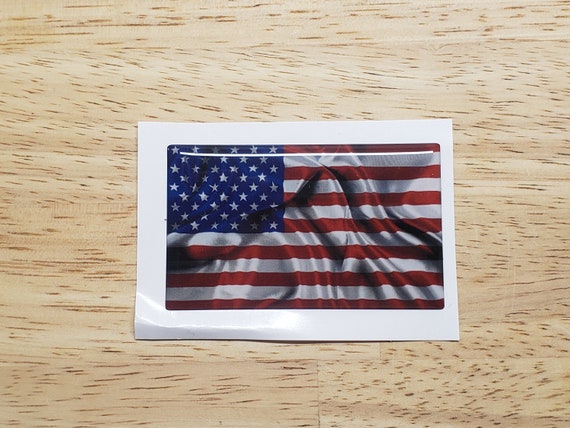 American Flag Badge Labels Sticker Label Decal - Etsy